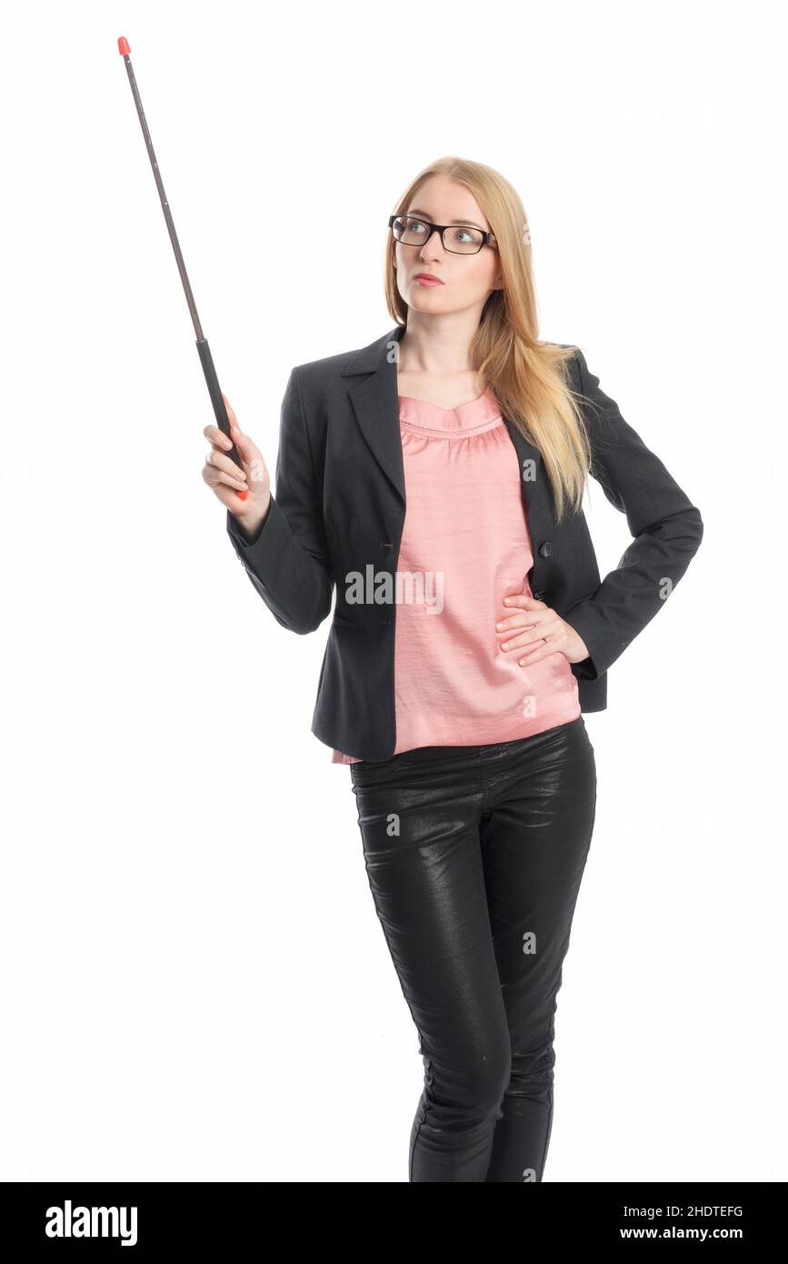 young woman, showing, teacher, lecturer, girl, girls, woman, young ...