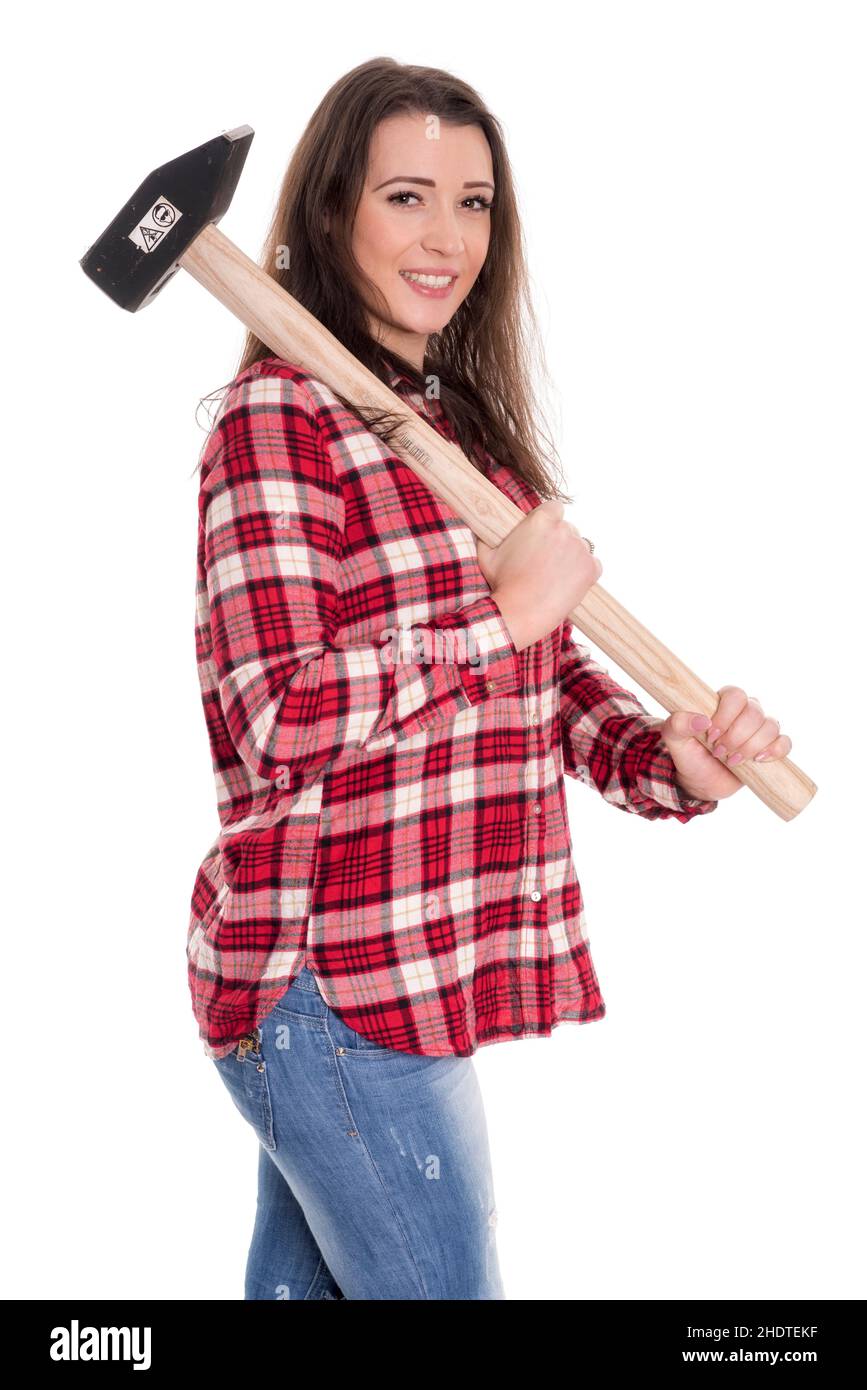 woman, sledgehammer, craftsperson female, female, ladies, lady, women ...