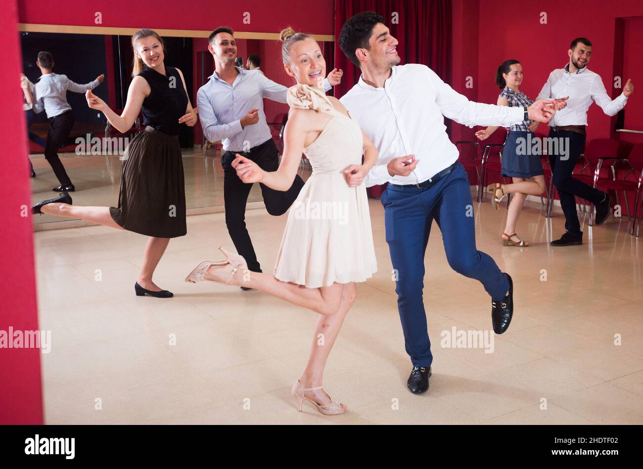 Couple dancing rock roll music hi-res stock photography and images - Alamy