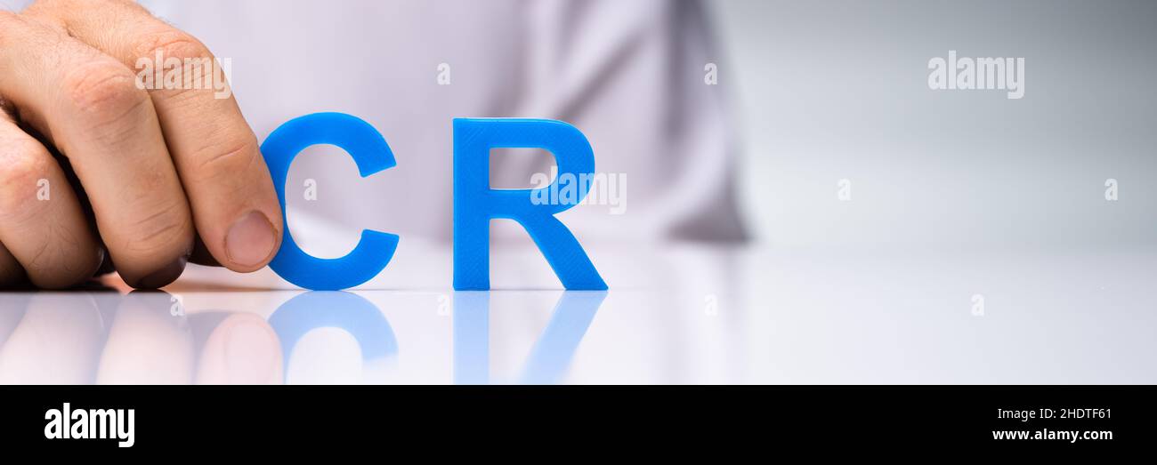 CR Change Request Business Concept And Strategy Stock Photo - Alamy