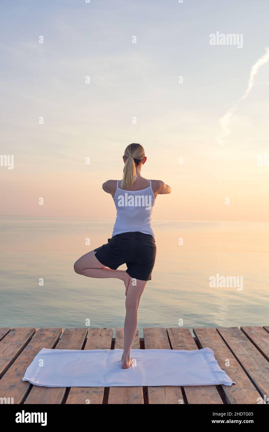 balance, asana, hatha yoga, balances Stock Photo - Alamy