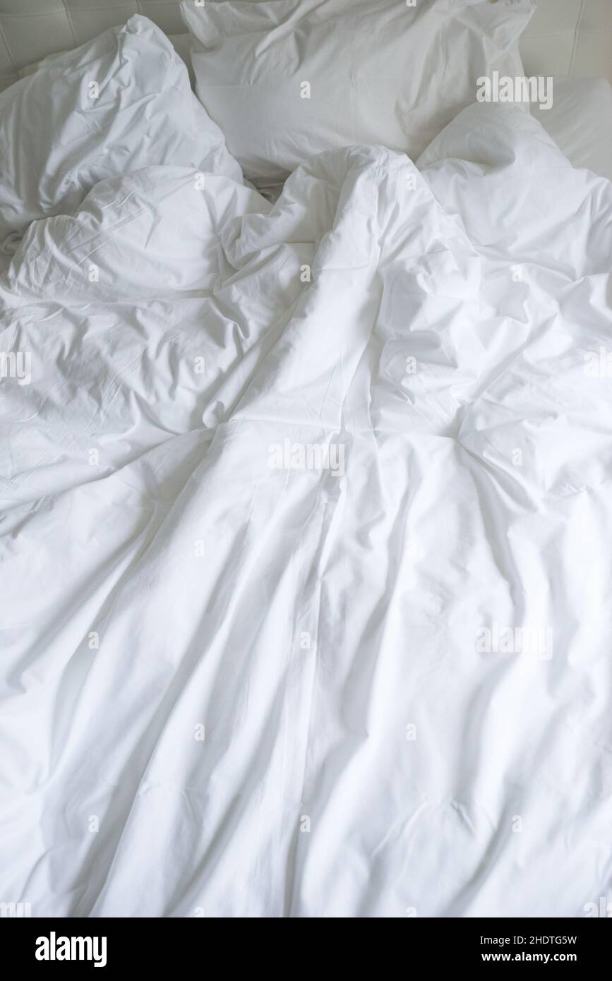 bed, unmade, beds Stock Photo - Alamy