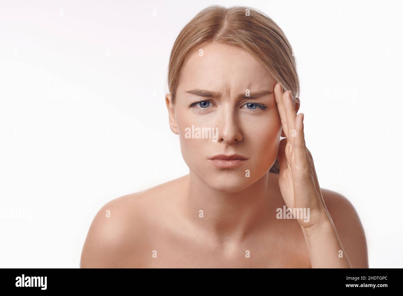 young woman, headaches, girl, girls, woman, young women, headache Stock ...