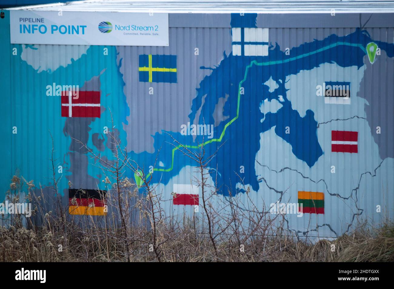 Nord stream 2 map hi-res stock photography and images - Alamy