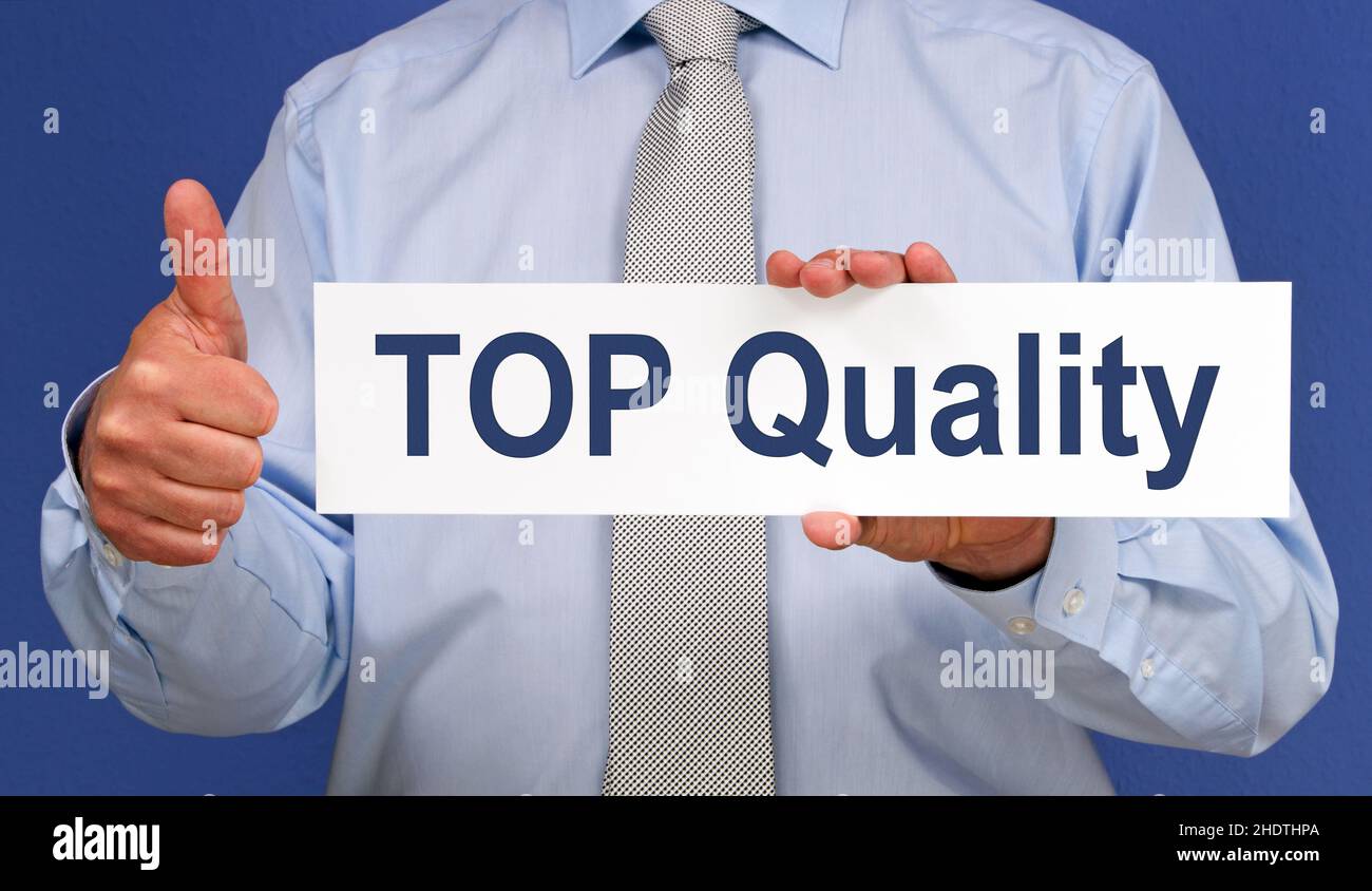 quality, label, thumbs up, qualities, labels, thumb ups Stock Photo - Alamy