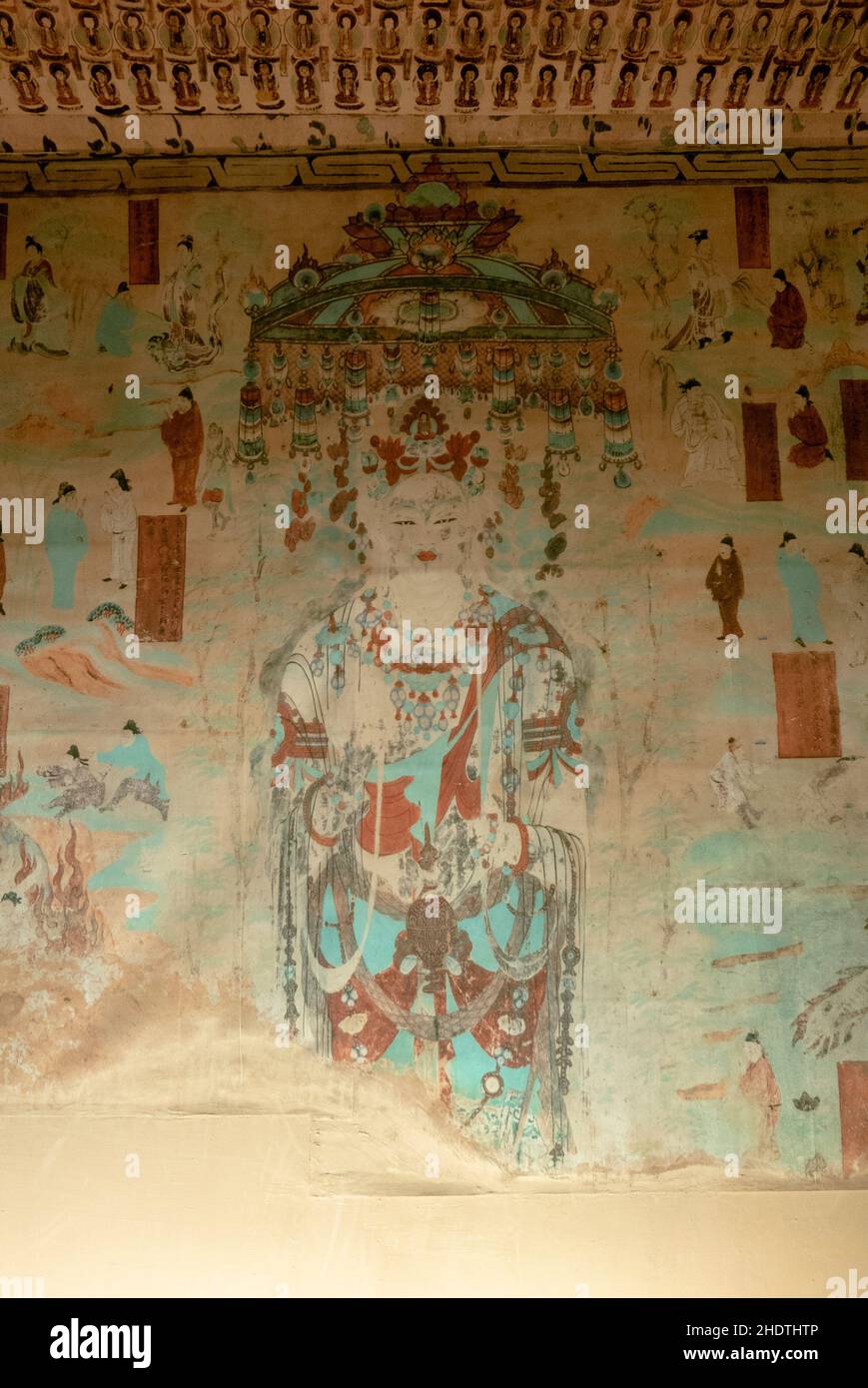 Murals of Dunhuang Mogao Grottoes Stock Photo - Alamy