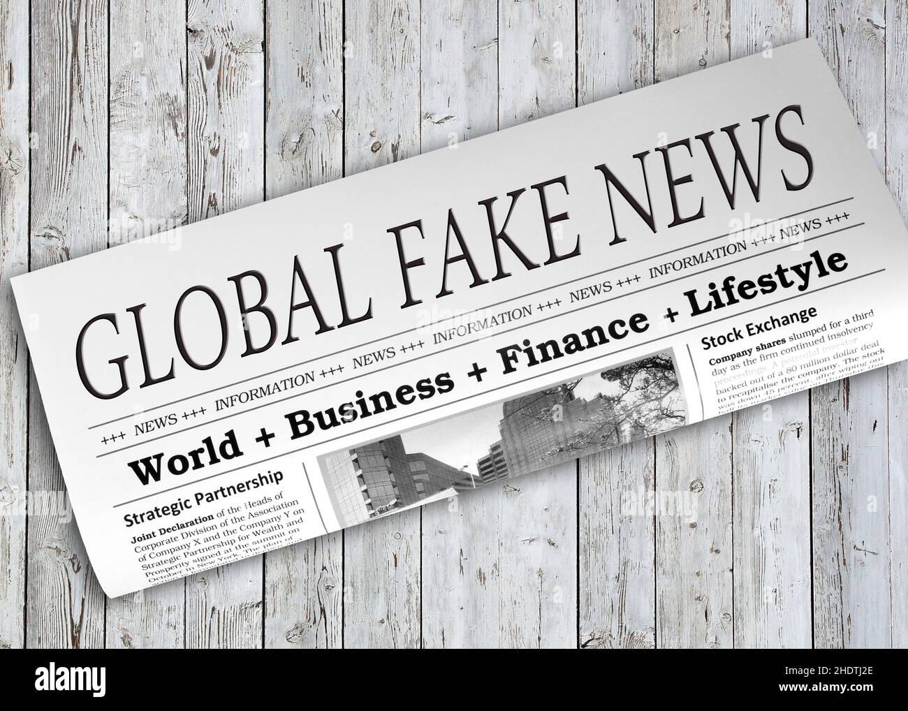 newspaper, hoax, fake news, newspapers Stock Photo - Alamy
