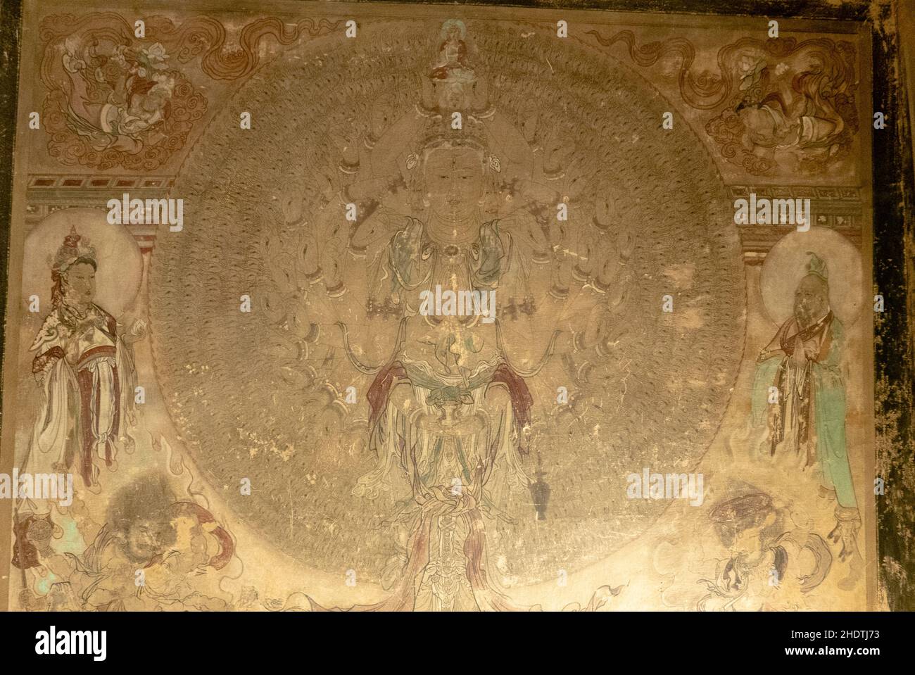Murals of Dunhuang Mogao Grottoes Stock Photo - Alamy