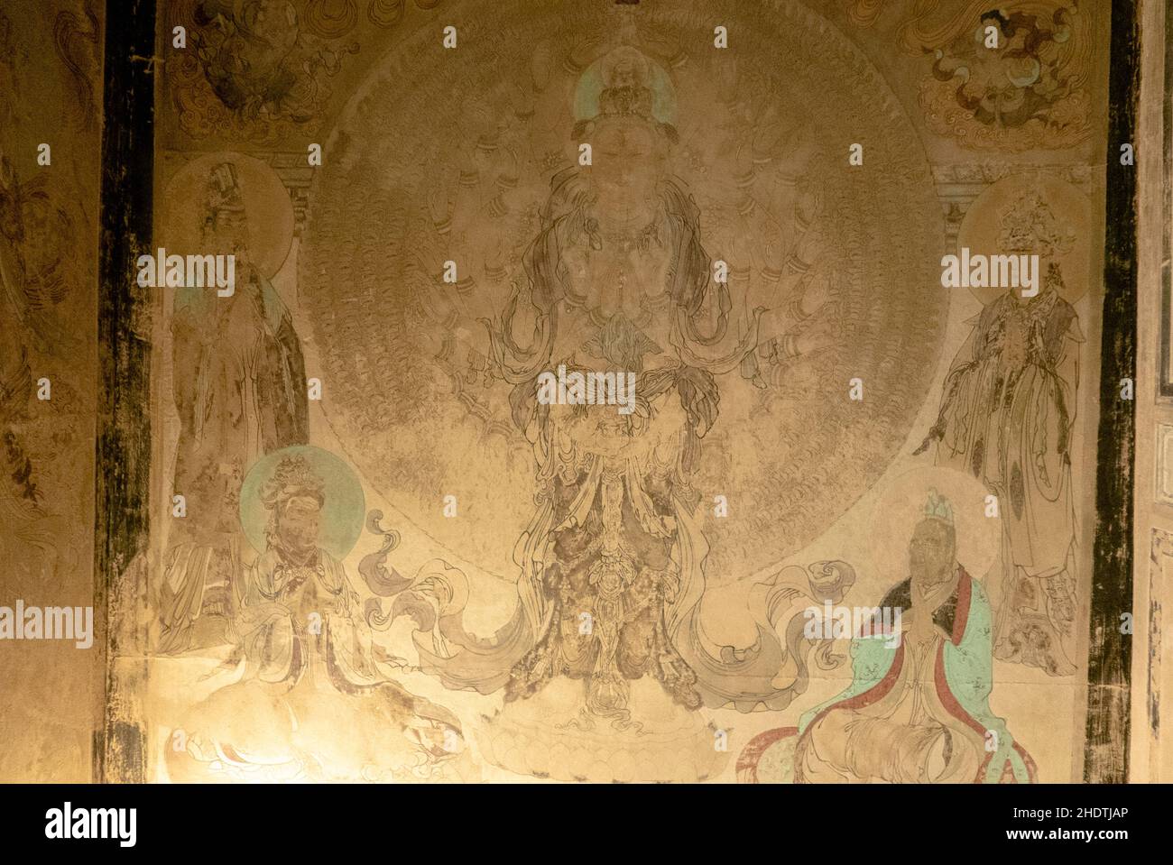 Murals of Dunhuang Mogao Grottoes Stock Photo - Alamy