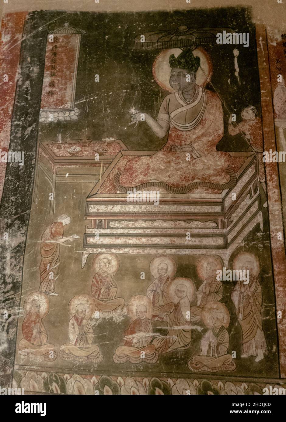 Murals of Dunhuang Mogao Grottoes Stock Photo - Alamy
