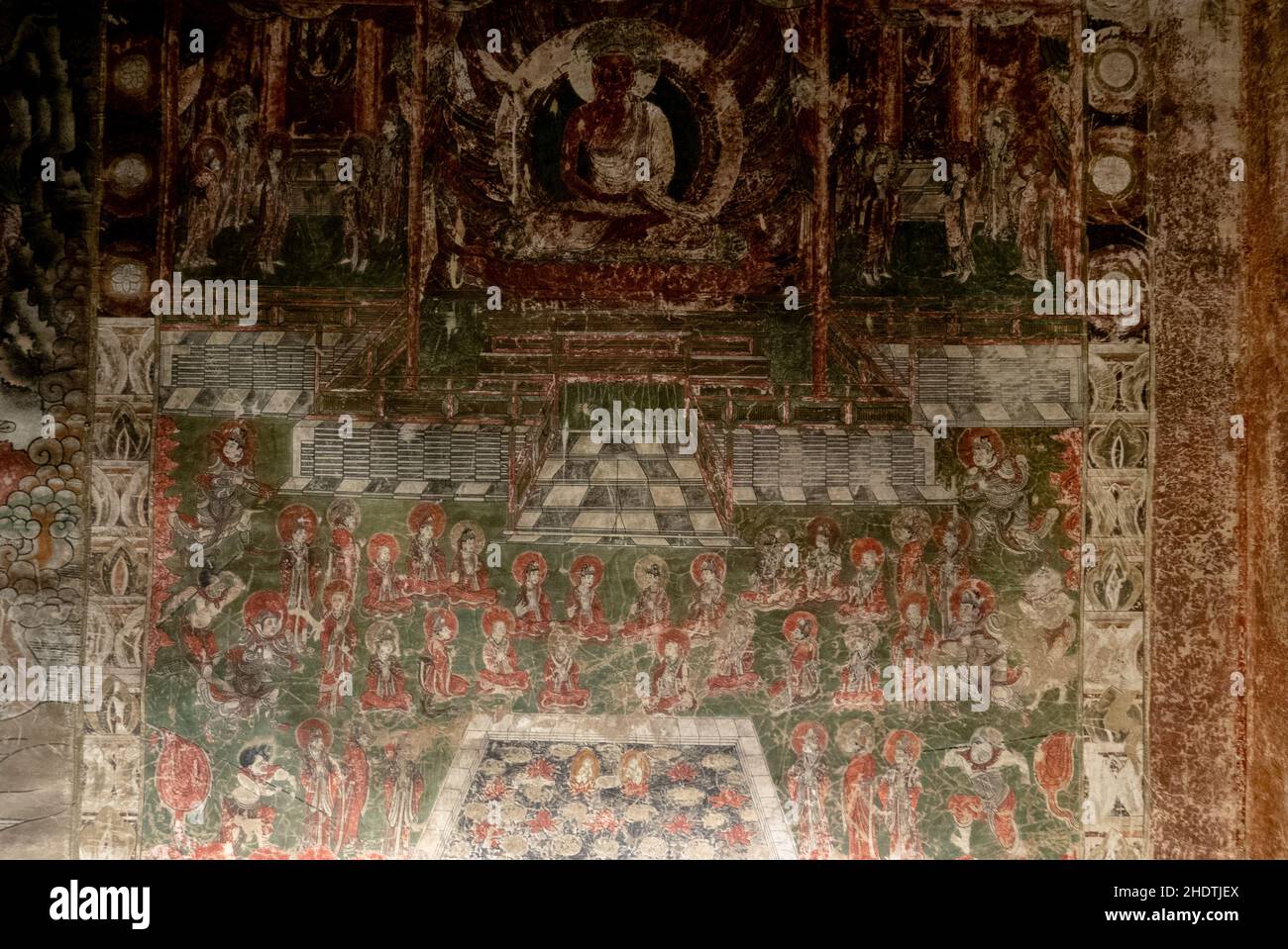 Murals of Dunhuang Mogao Grottoes Stock Photo - Alamy