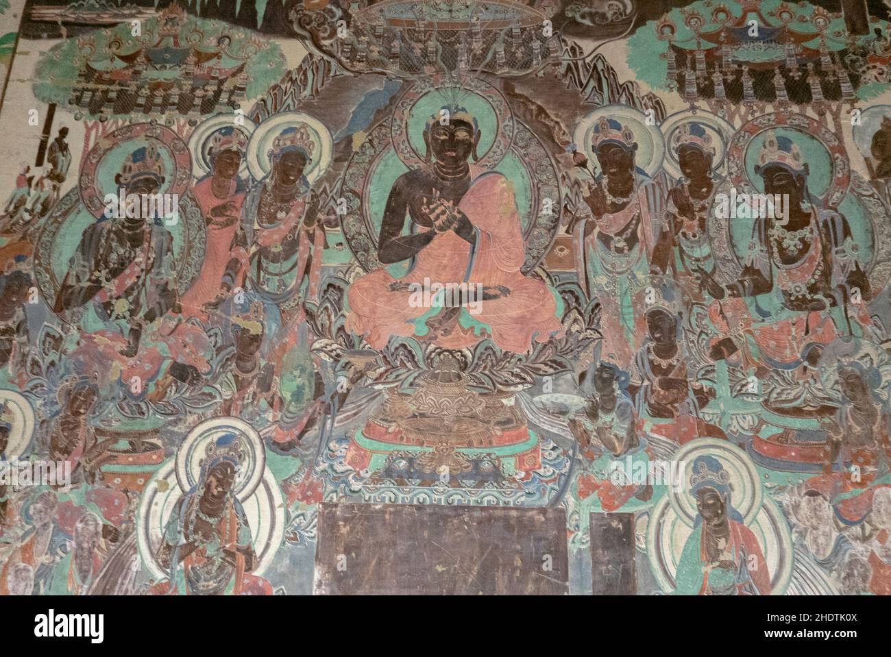 Murals of Dunhuang Mogao Grottoes Stock Photo - Alamy