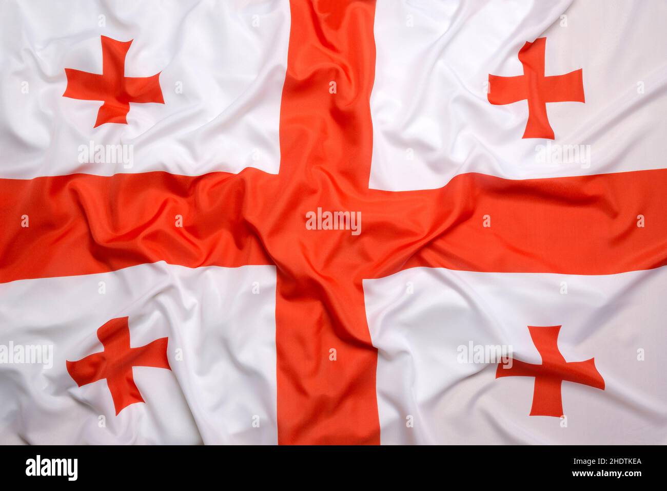 national flag, georgia, national flags, georgias Stock Photo - Alamy