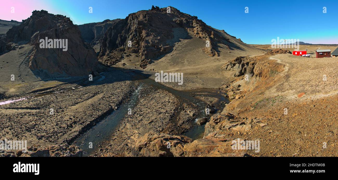 Landscape at a restplace near Askja in Iceland, Europe Stock Photo - Alamy