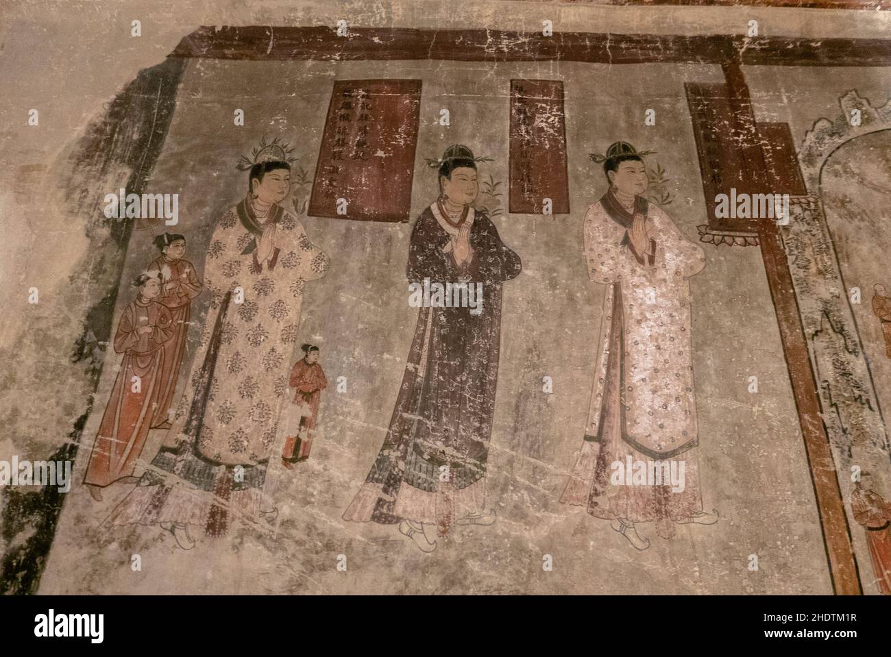 Murals of Dunhuang Mogao Grottoes Stock Photo - Alamy