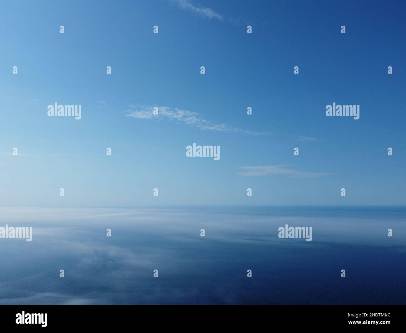 Abstract aerial nature summer ocean sunset sea and sky background ...