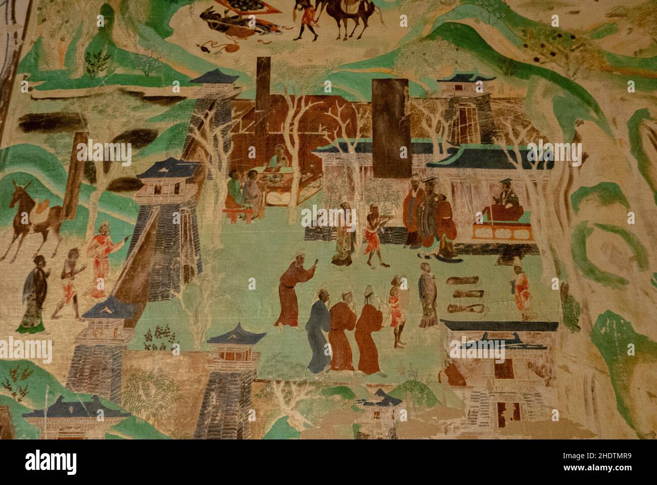 Murals of Dunhuang Mogao Grottoes Stock Photo - Alamy