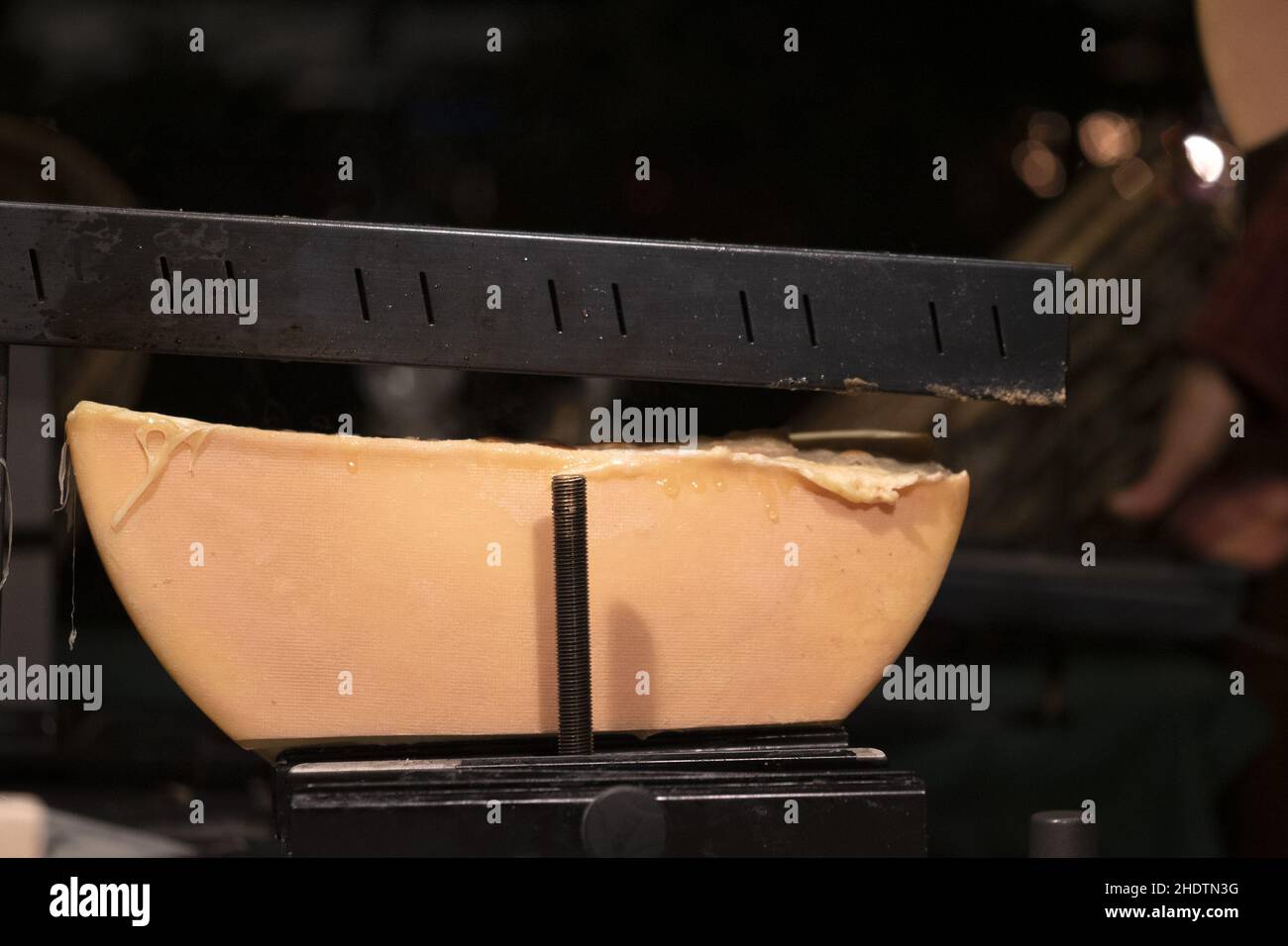 Raclette panini melted swiss cheese sandwich Stock Photo - Alamy