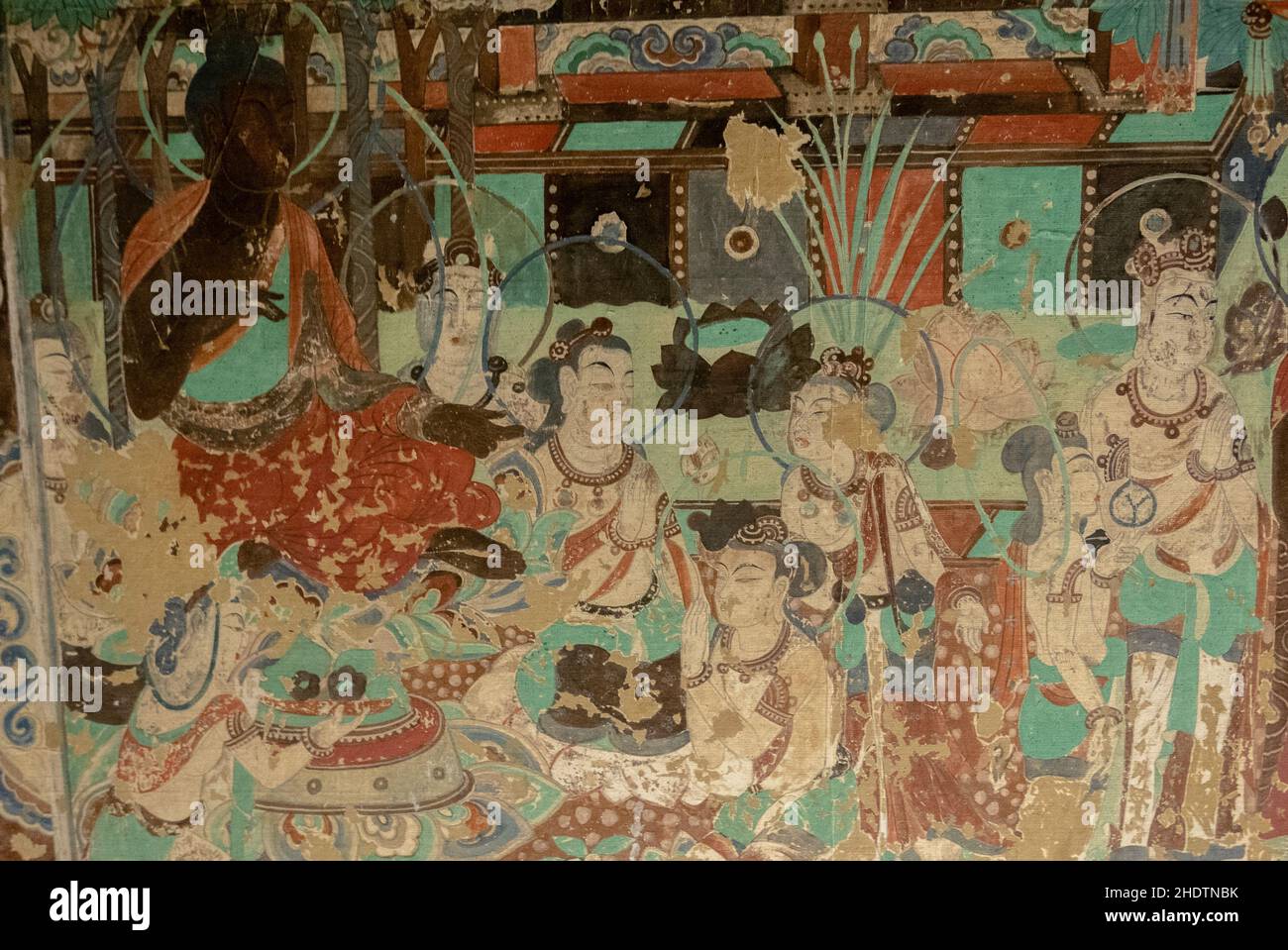 Murals of Dunhuang Mogao Grottoes Stock Photo - Alamy