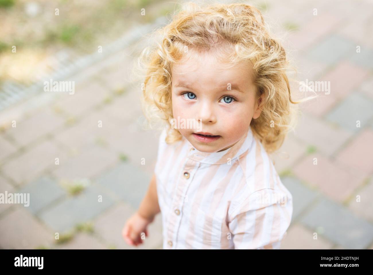 Strawberry Blonde Hair Blue Eyes Boy