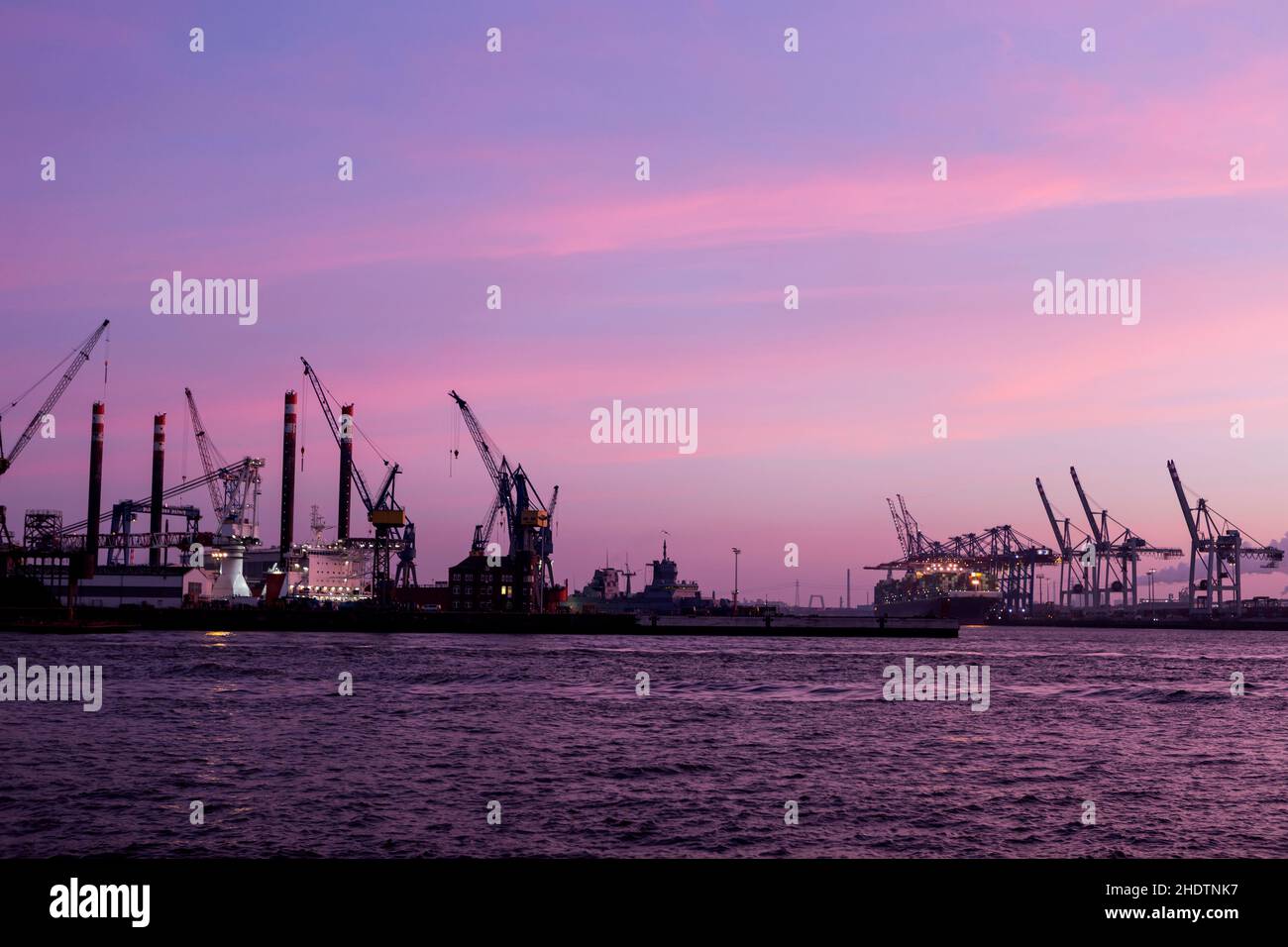 ships, container port, loading crane, ship, container ports, loading ...