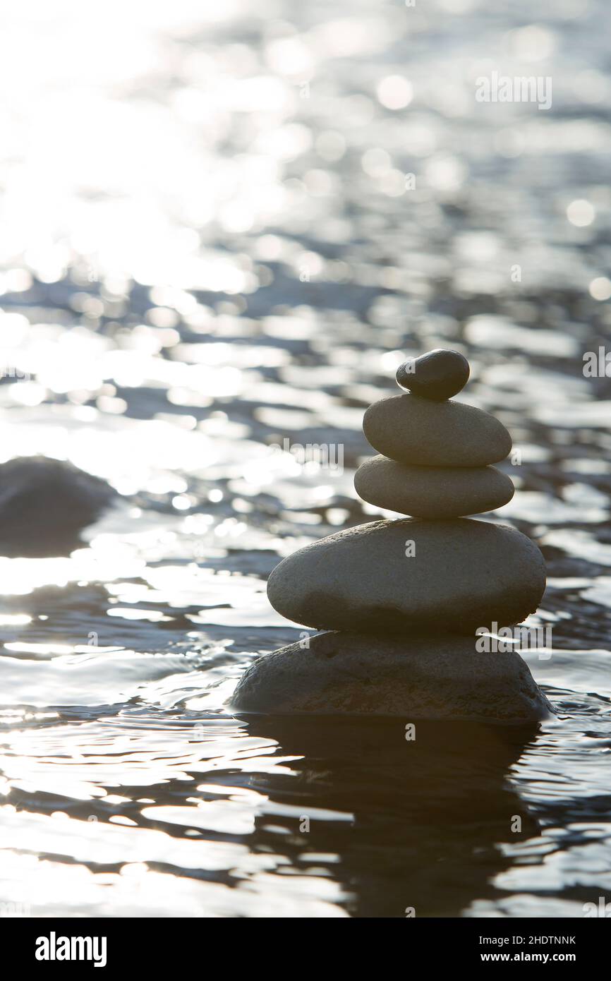 stone stack, stone stacks Stock Photo - Alamy