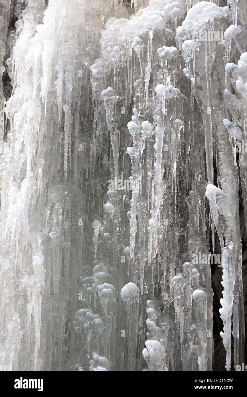 waterfall, icicle, frozen, cascade, waterfalls, icicles, frozens Stock ...