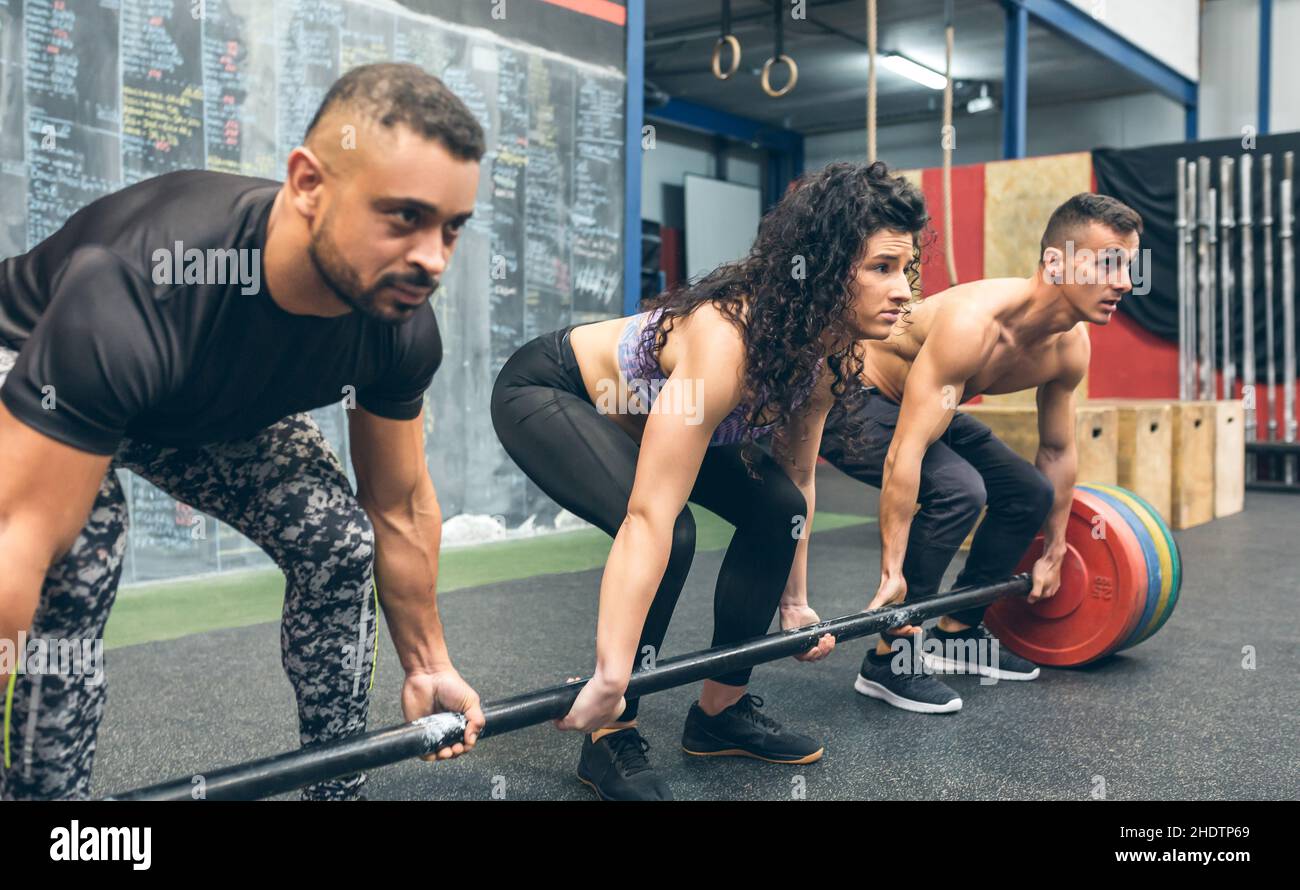 Woman exercising dumbbells lifting weights hi-res stock photography and ...