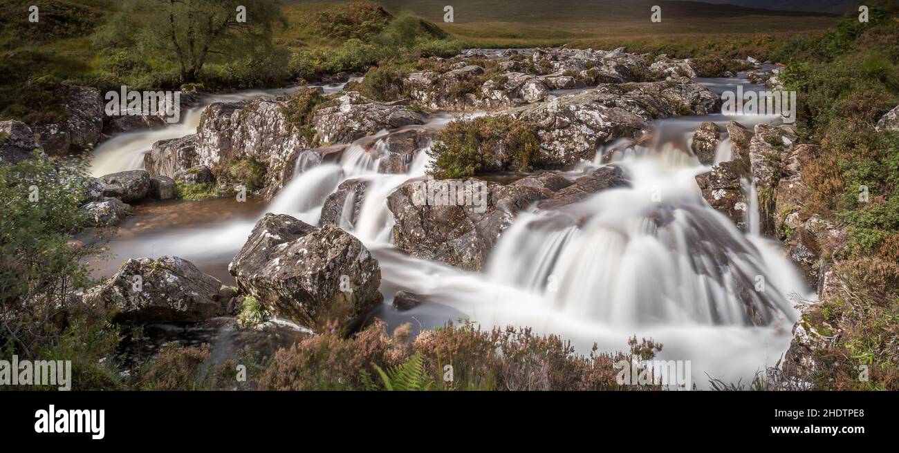 waterfall, glencoe, cascade, waterfalls Stock Photo - Alamy
