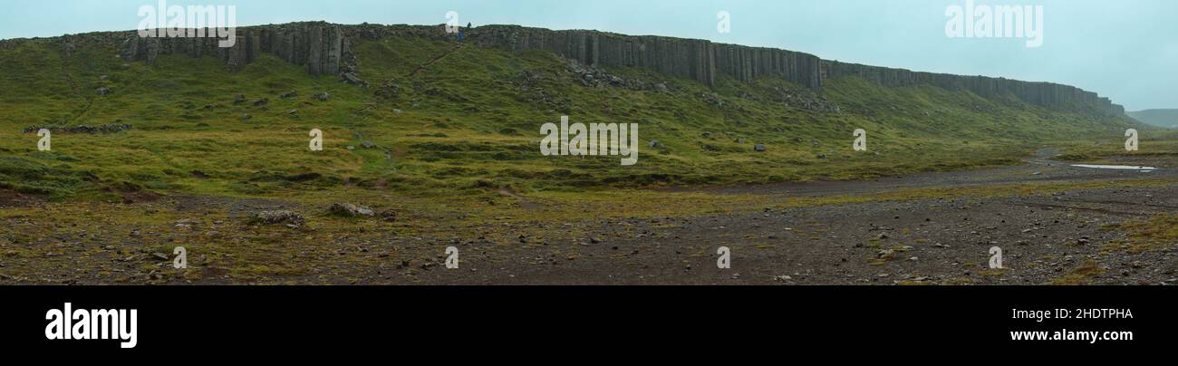 Gerduberg Cliffs on Snaefellsnes Peninsula, Iceland, Europe Stock Photo ...