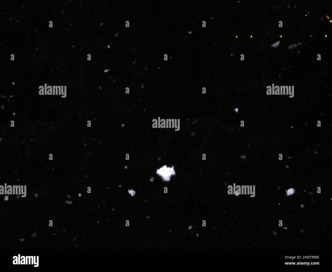 snow falling snowing at night in dolomites mountains Stock Photo - Alamy