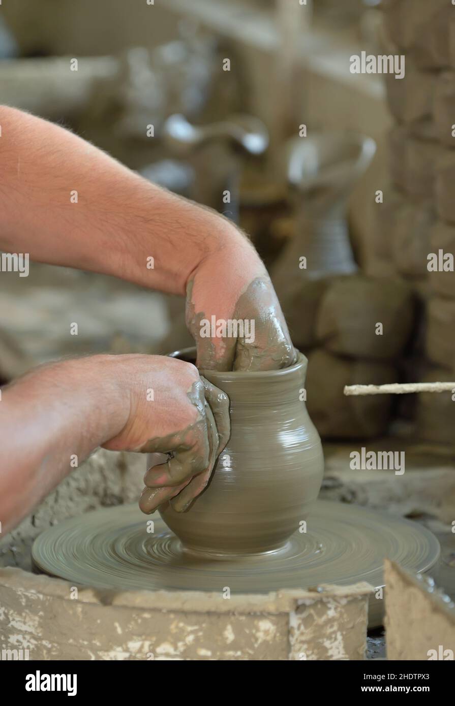 pottery, handicraft, potteries, handicrafts Stock Photo - Alamy