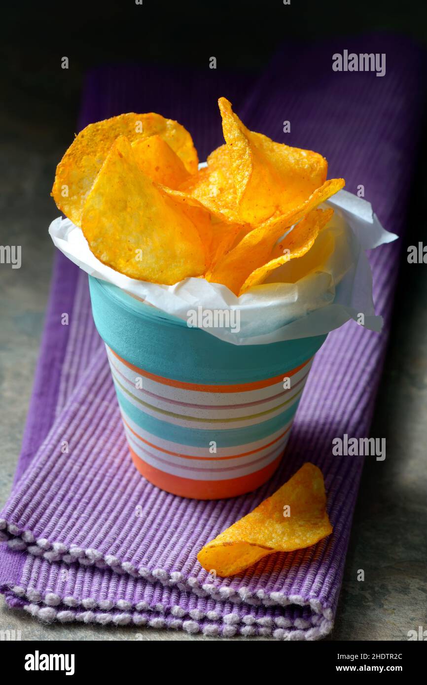 potato chip, potato chips, snack, snacks Stock Photo - Alamy