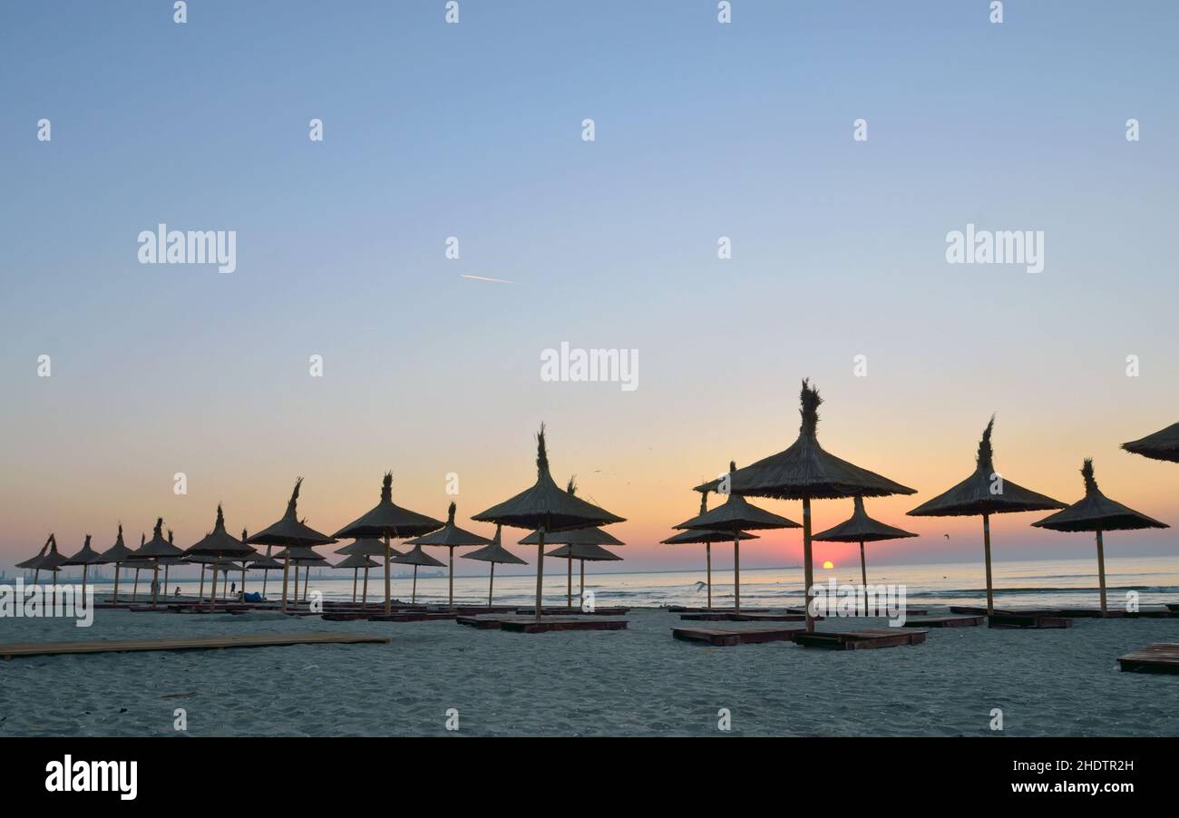 beach, romania, black sea, beaches, seaside, romanias, black seas Stock ...