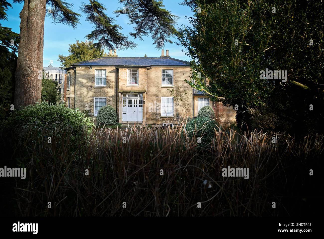 Fuchs House, Wolfson college, university of Cambridge, England Stock ...