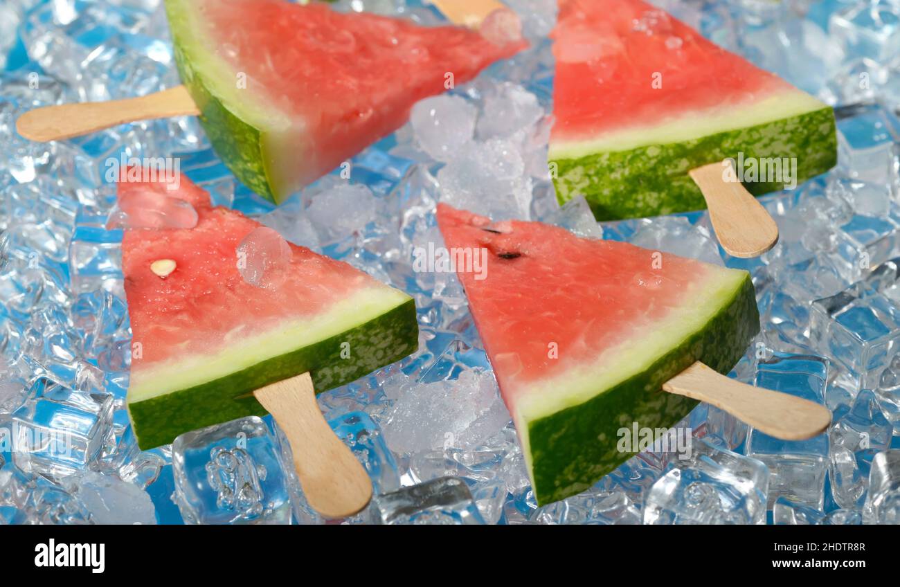 Iced watermelon hi-res stock photography and images - Alamy