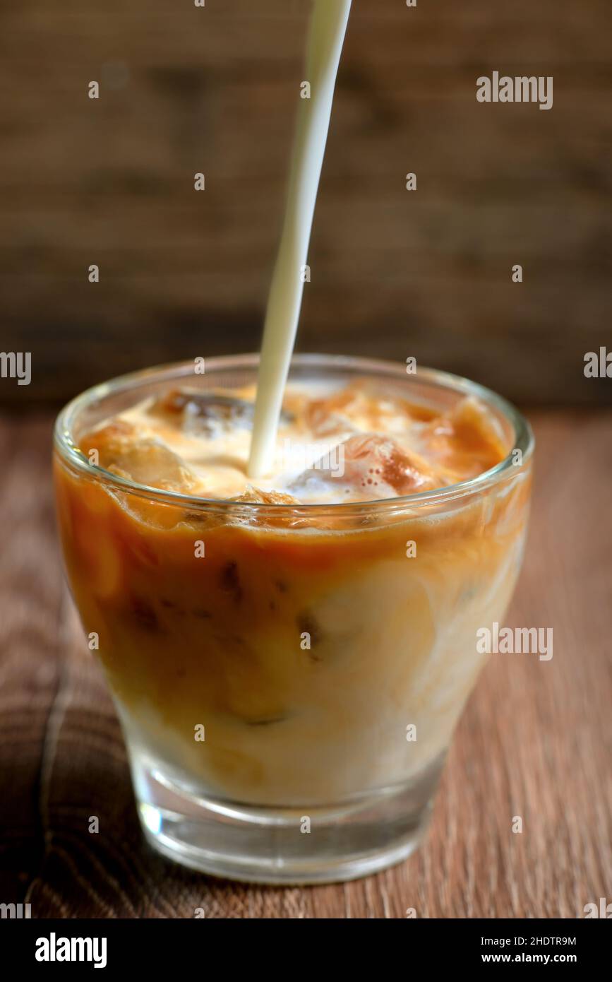 iced coffee, frappuccino, iced coffees Stock Photo - Alamy