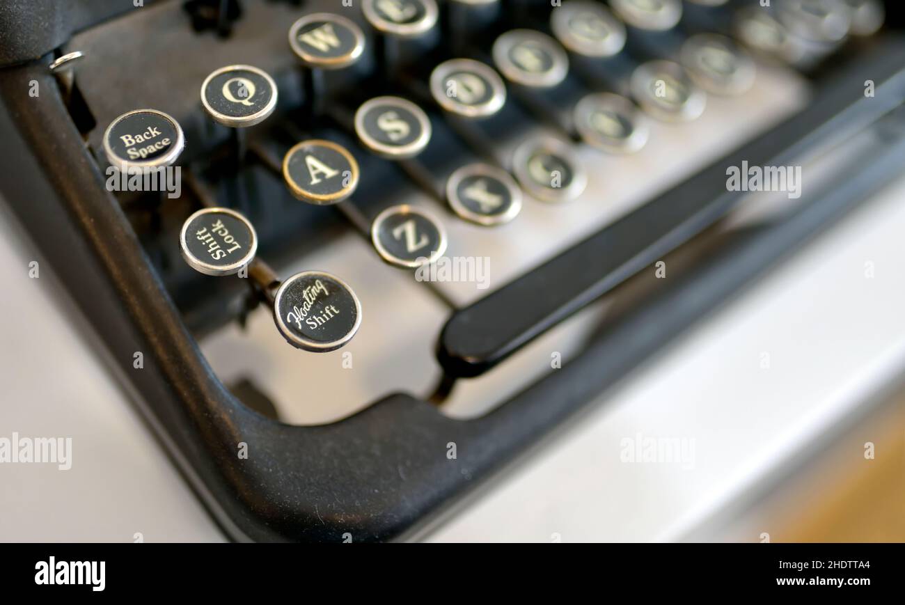 retro, typewriter, old fashioned, retro style, typewriters Stock Photo ...