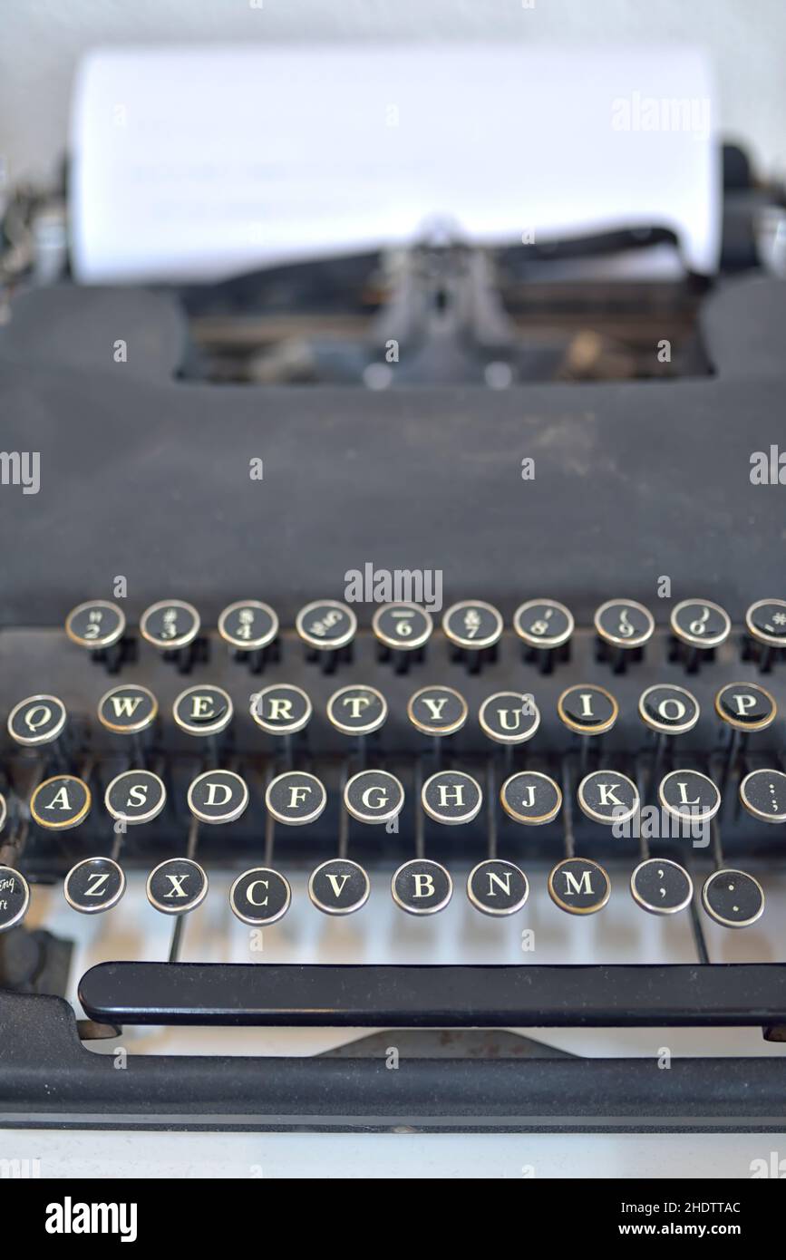 retro, typewriter, old fashioned, retro style, typewriters Stock Photo ...