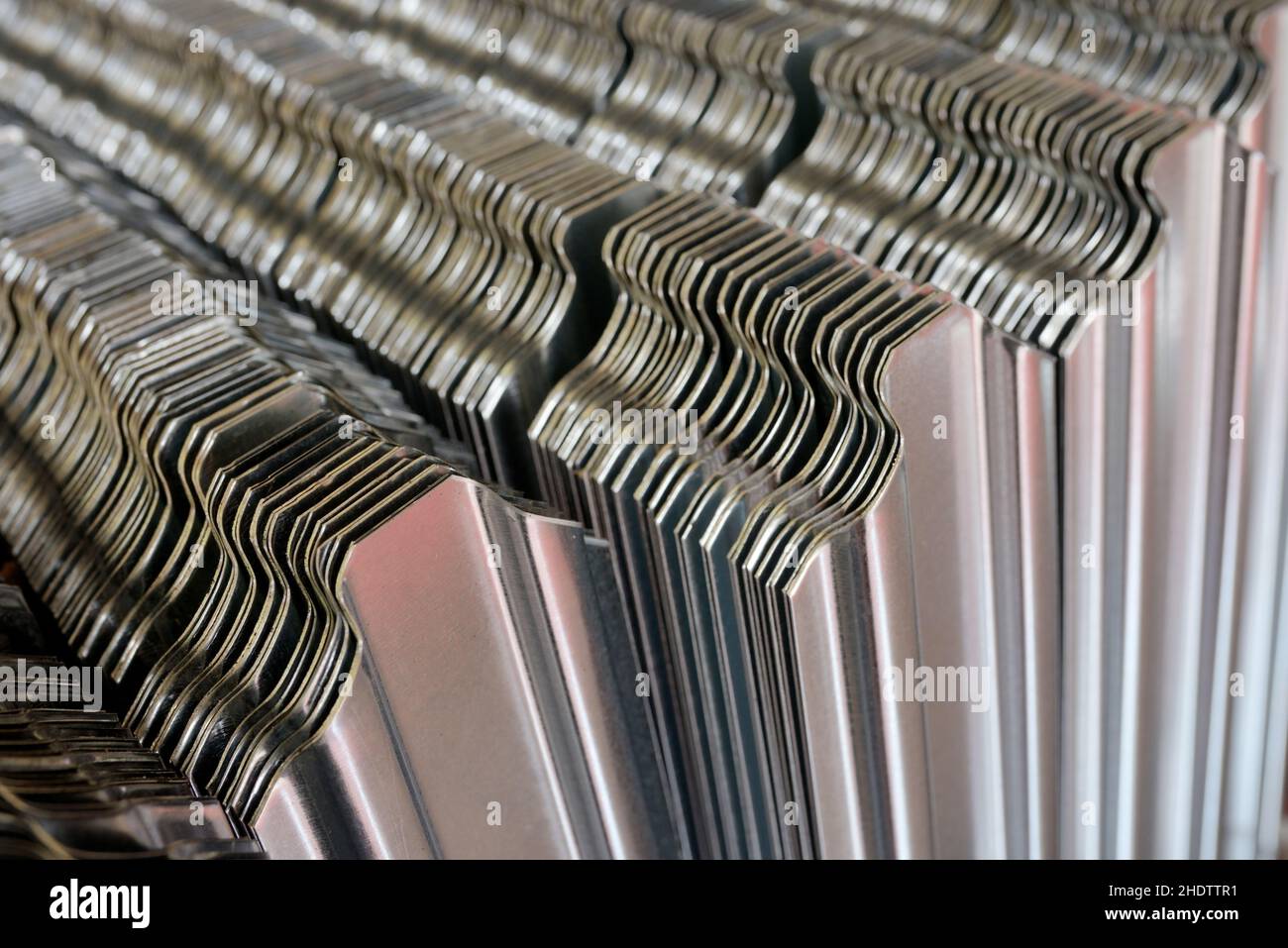 metal, corrugated, metals, corrugateds Stock Photo - Alamy