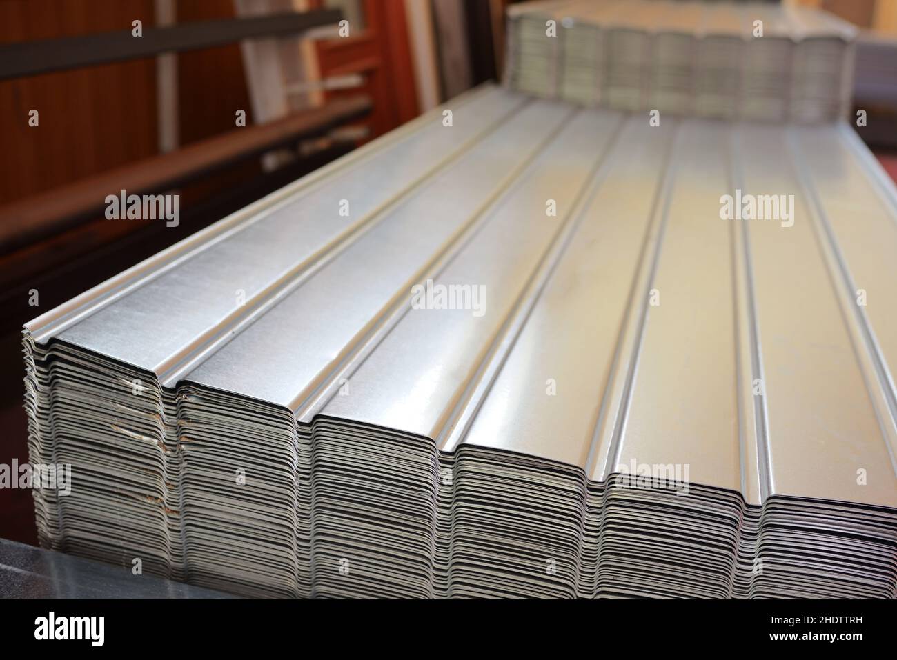 metal, corrugated, metals, corrugateds Stock Photo - Alamy