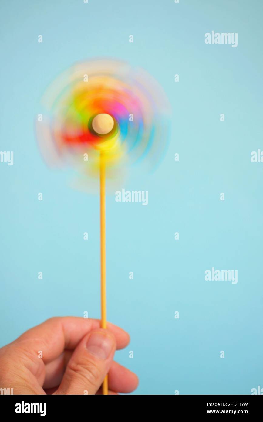 rainbow, pinwheel, turning, rainbows, pinwheels, rotation, rotations ...