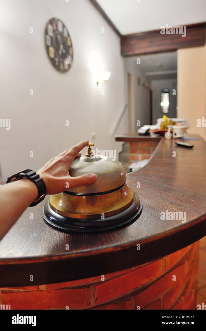 hotel, reception, doorbell, hotels, receptionist, receptionists ...