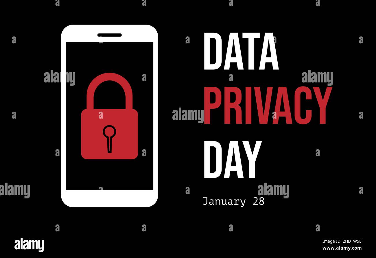 Data Privacy Day. January 28. Holiday concept. Template for background ...