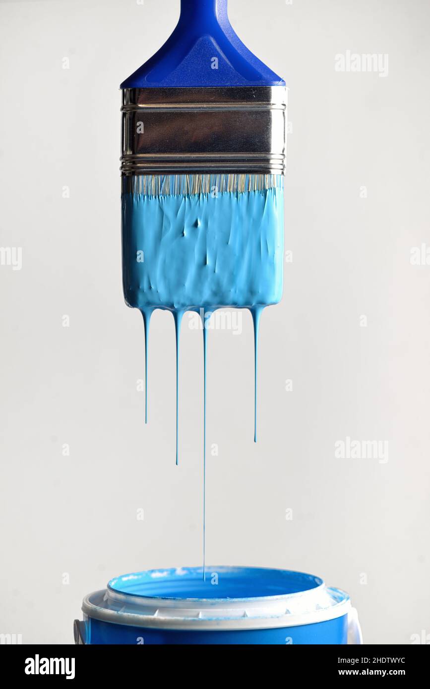 paintbrush, dripping, paintbrushs Stock Photo - Alamy