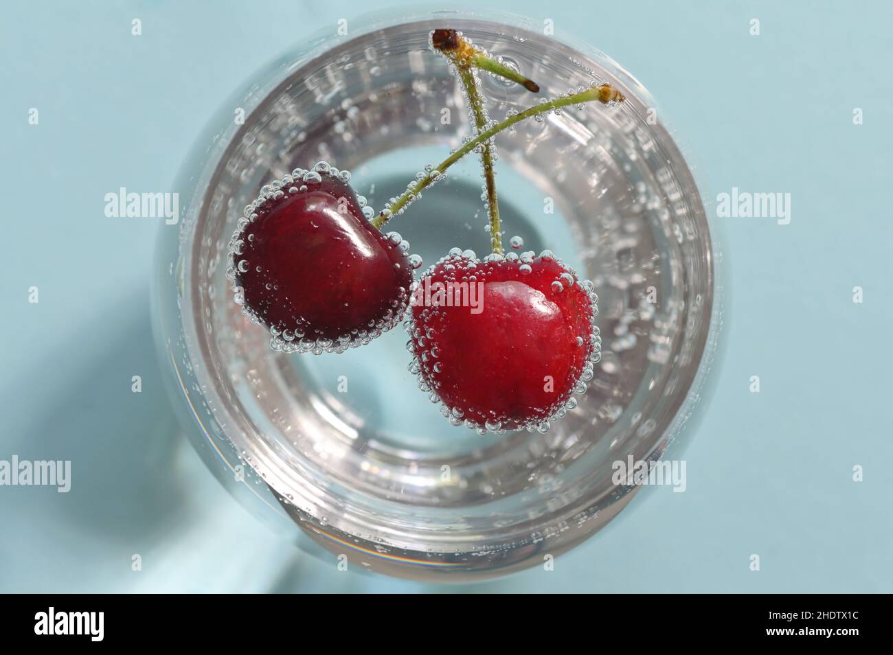 mineral water, cherry, mineral waters, cherries Stock Photo - Alamy