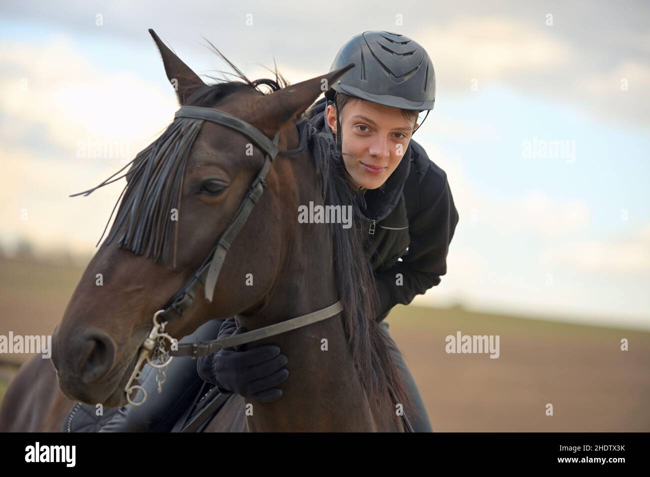 boy, riding, horses, boys, ride, horse Stock Photo - Alamy