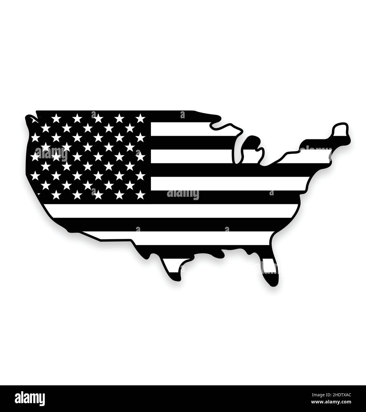 USA America flag in map symbol logo using accurate correct usa flag ...