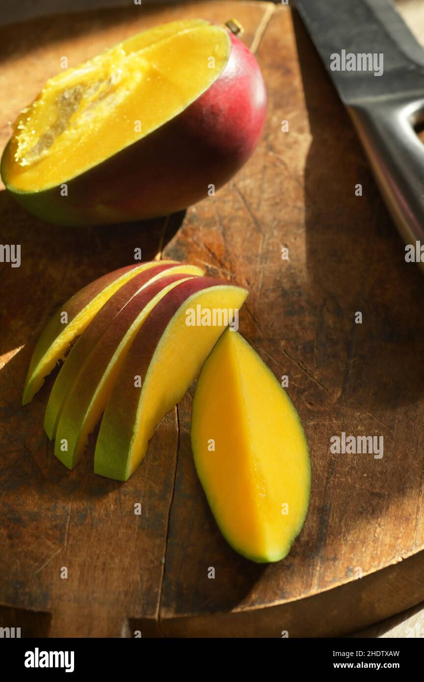 mango, sliced, sliceds Stock Photo - Alamy