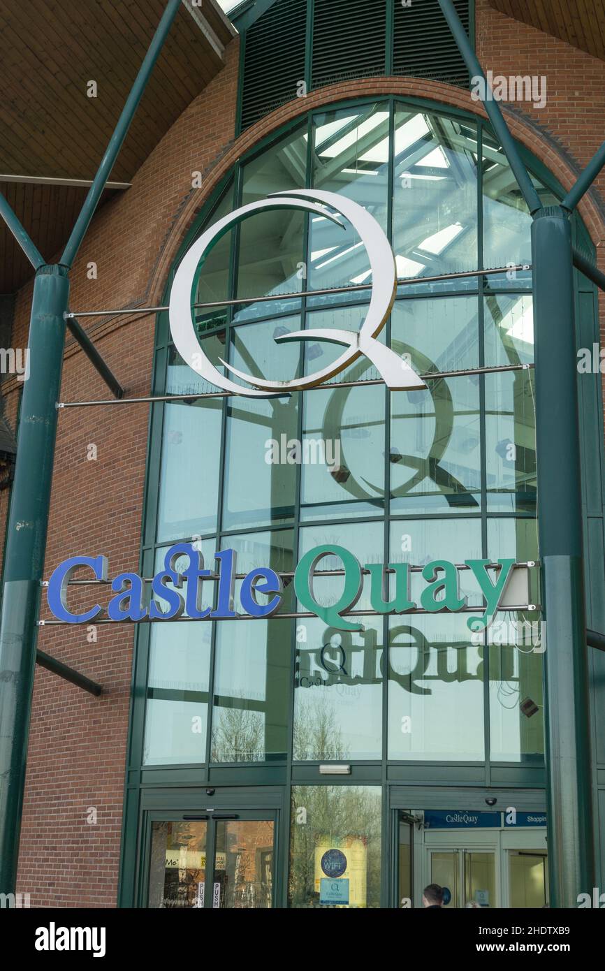Castle quay shopping centre hi-res stock photography and images - Alamy